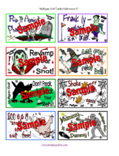 Golf Excuses -Sets of 8 Mulligan Cards | Mulligan GolfMulligan Golf